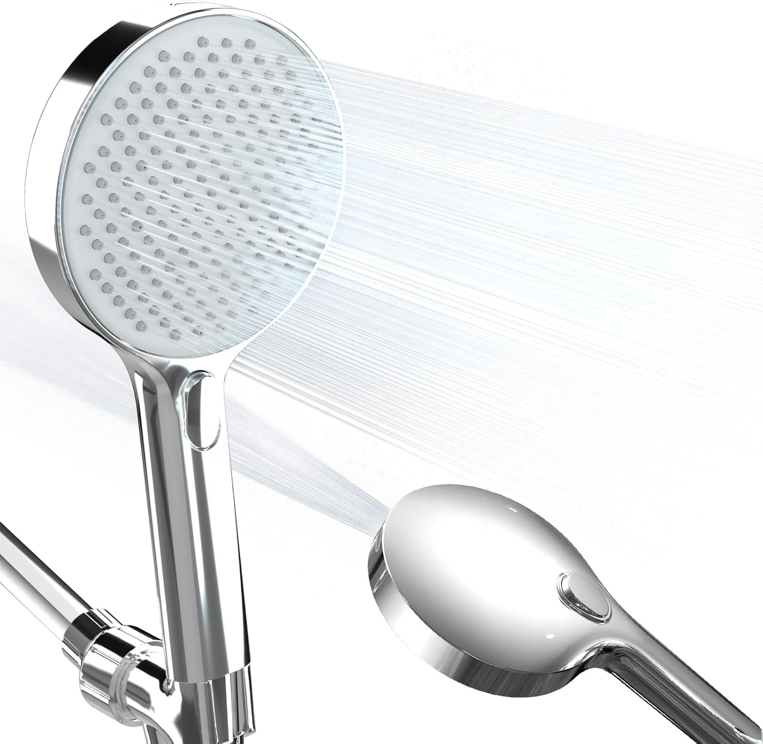 Shower Head High Pressure, 4 Spray Mode Showerhead, Handheld ...