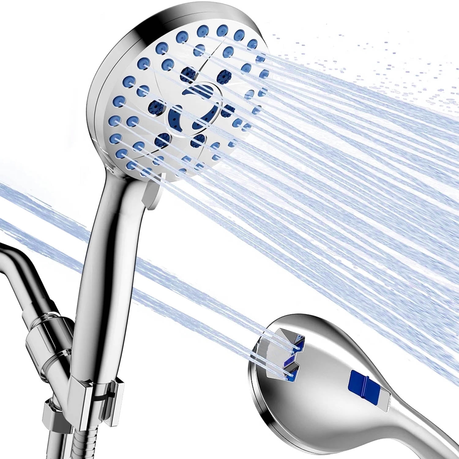 Shower Head, High Pressure 7 Functions Shower Head with Handheld ...