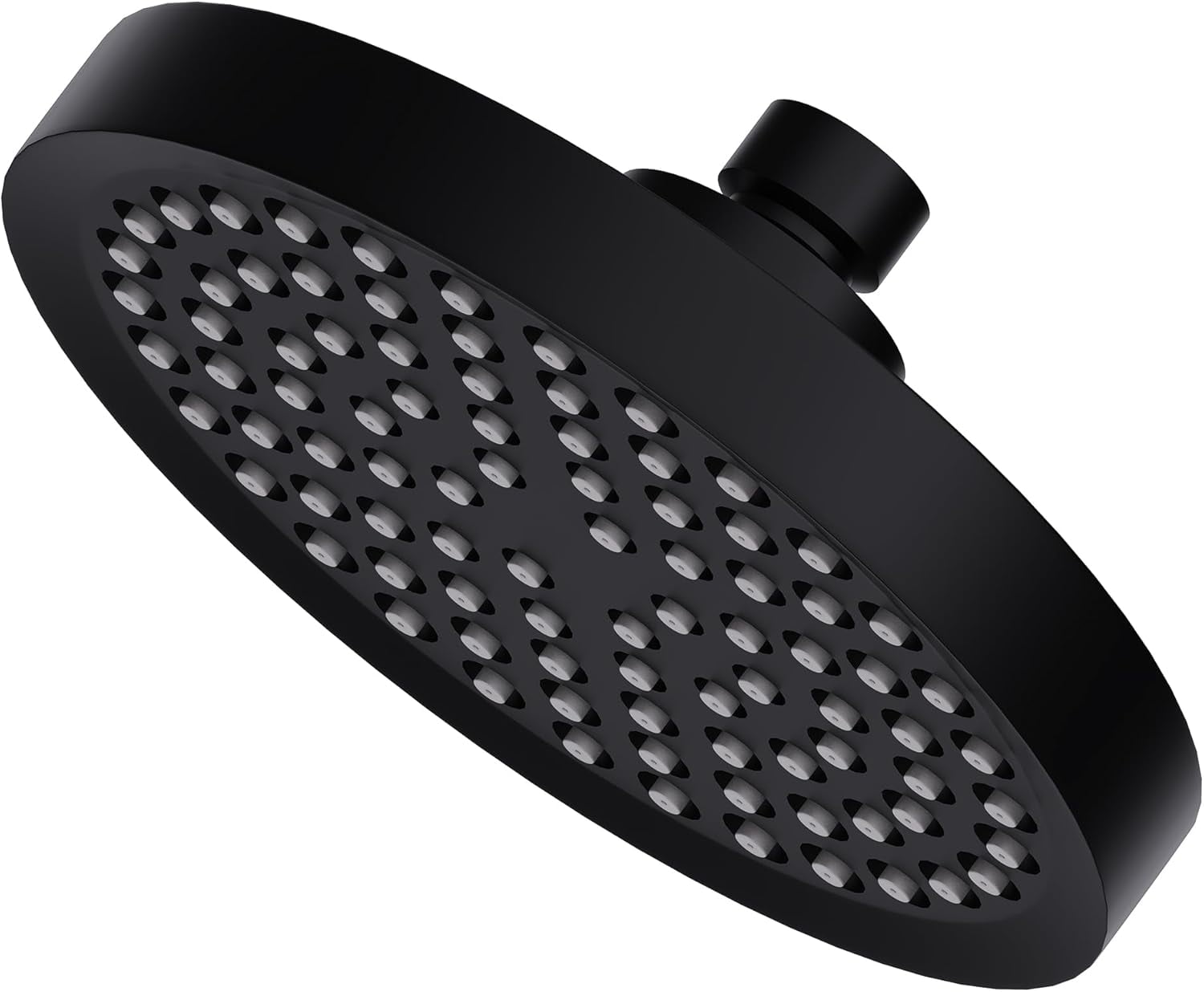 Shower Head High Pressure Rain 6 Inch Round Black - Walmart.com