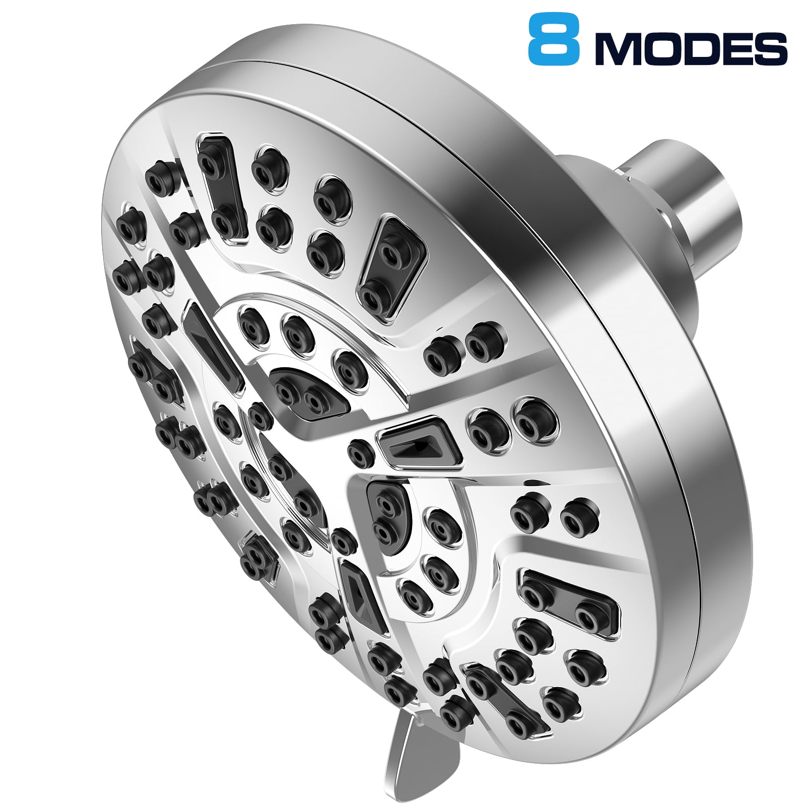 Shower Head High Pressure Rain, 8 Settings Bathroom Rain Showerhead ...