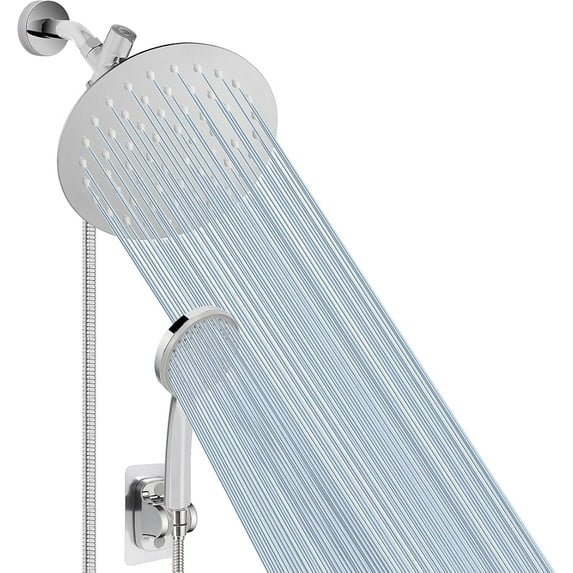 Shower Head with Hose, High-Pressure Stainless Steel 8'' Rain and 5 ...