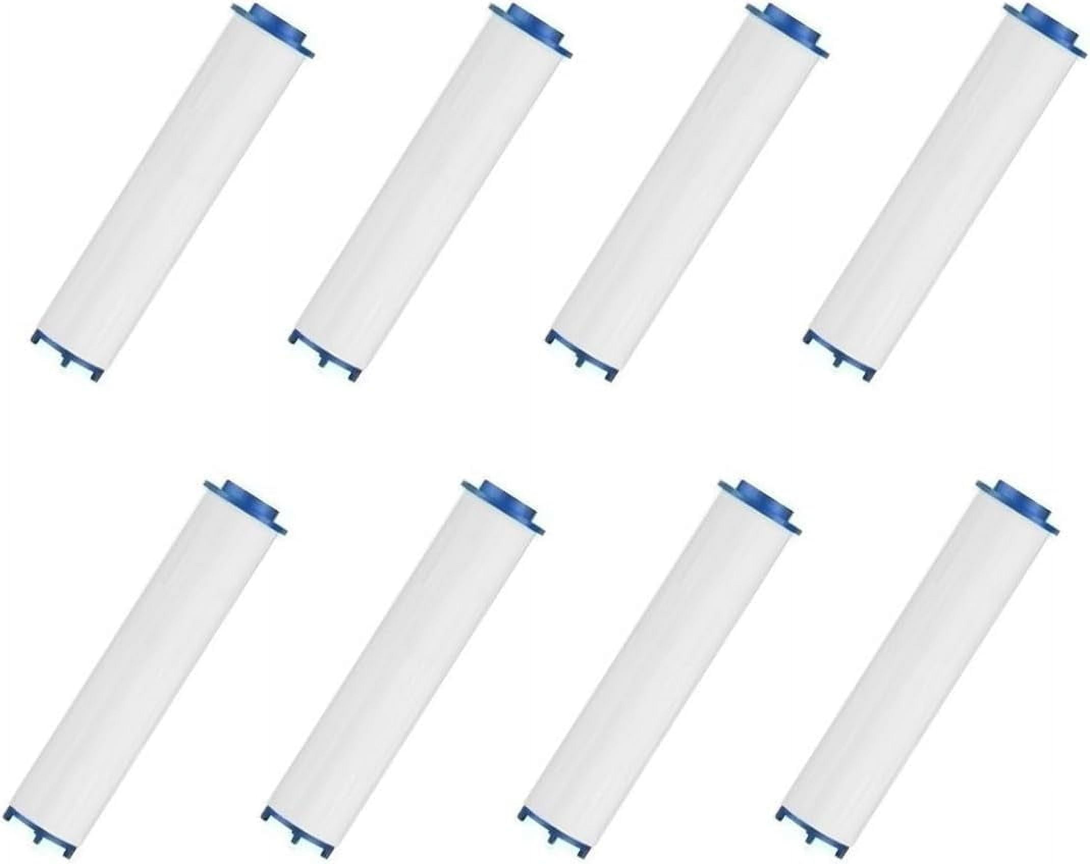 Shower Head Replacement Filter Cartridge 8-Pack - High Capacity PP ...