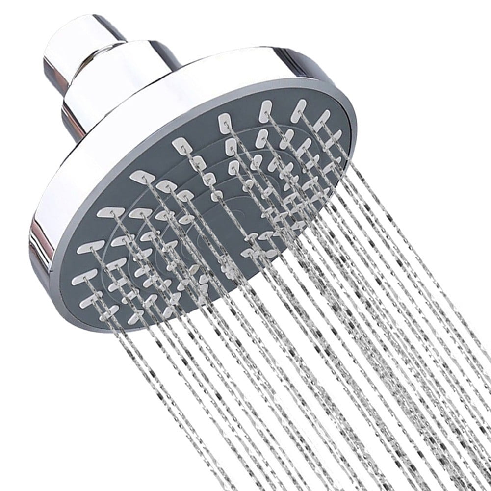 Shower Head Sprayer Adjustable Rainfall Wall-Mounted Bathroom Fixture ...