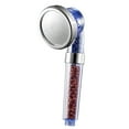 Shower Head Water Saving 360 Degrees Rotating With Small Fan Abs