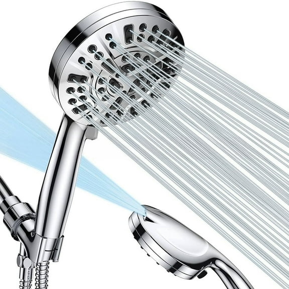 Detachable Handheld Shower Head with Hose - High pressure 5 Functions ...