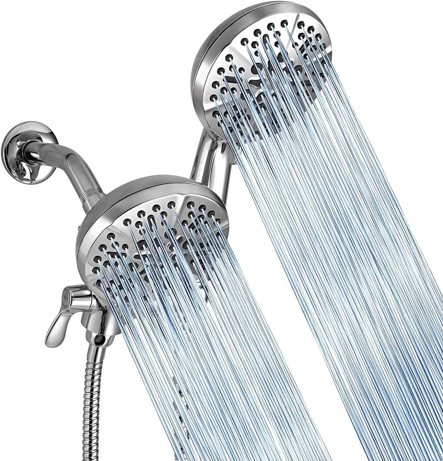 Shower Head with Handheld Spray Combo, High Pressure 24-Setting Rain ...