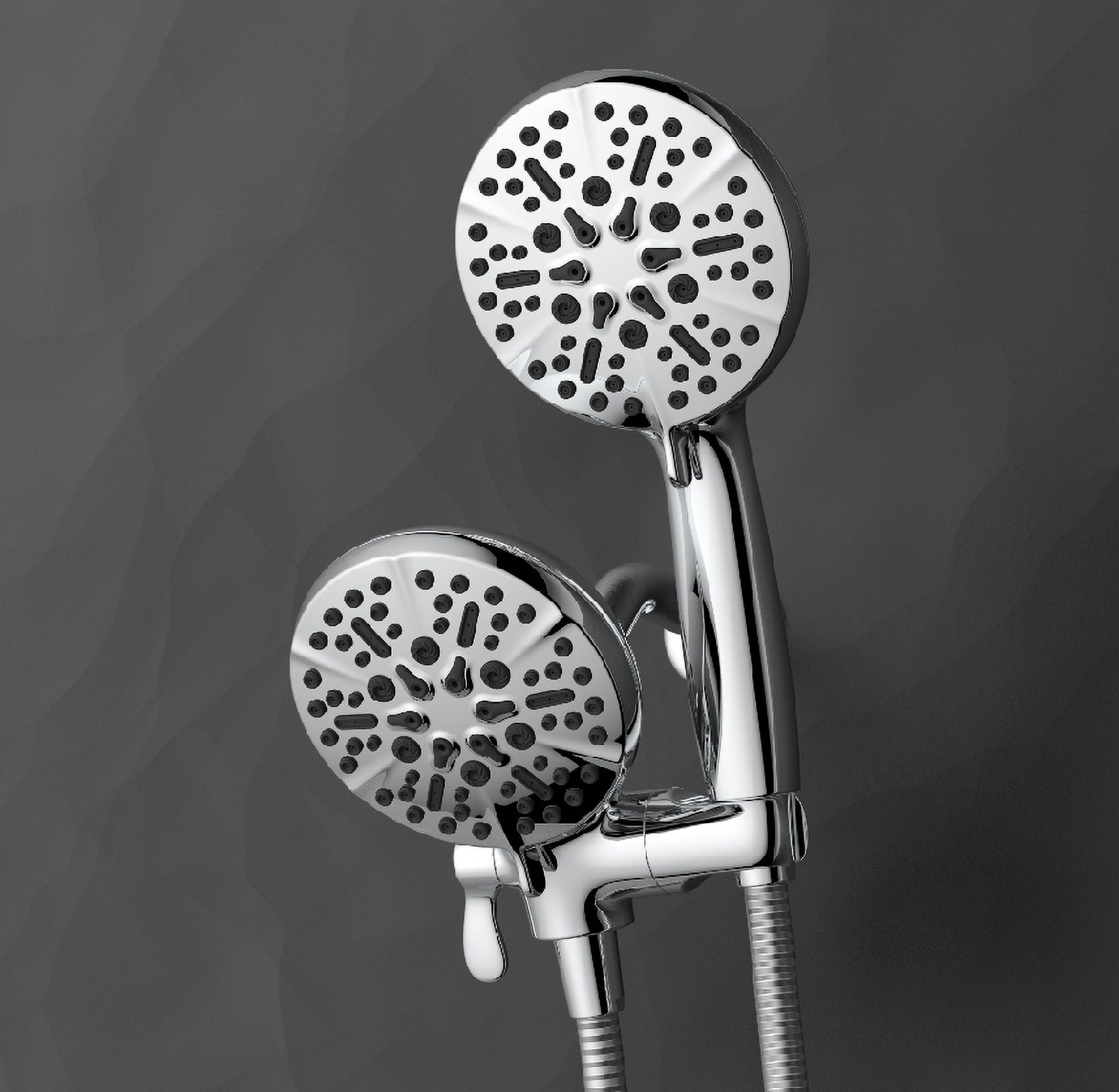 Shower Head with Handheld Spray Combo, High Pressure 24-Setting Rain ...