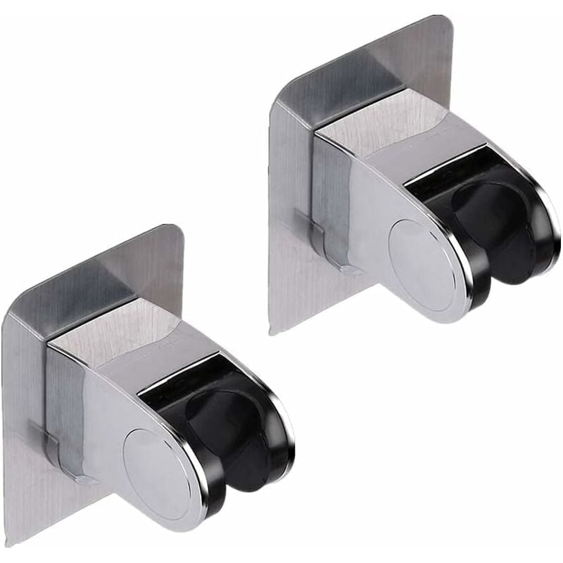 Shower Holder No Drilling Glue Angle, 2Pcs Adjustable Shower Head ...