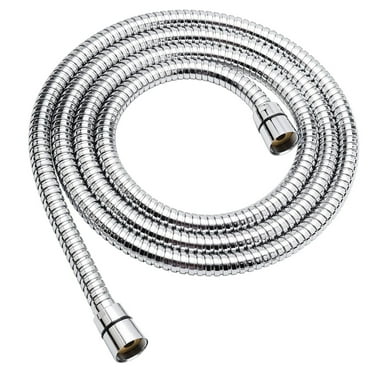 Klabb 59'' High Pressure Shower Hose: Long Chrome Showerhead with Brass ...