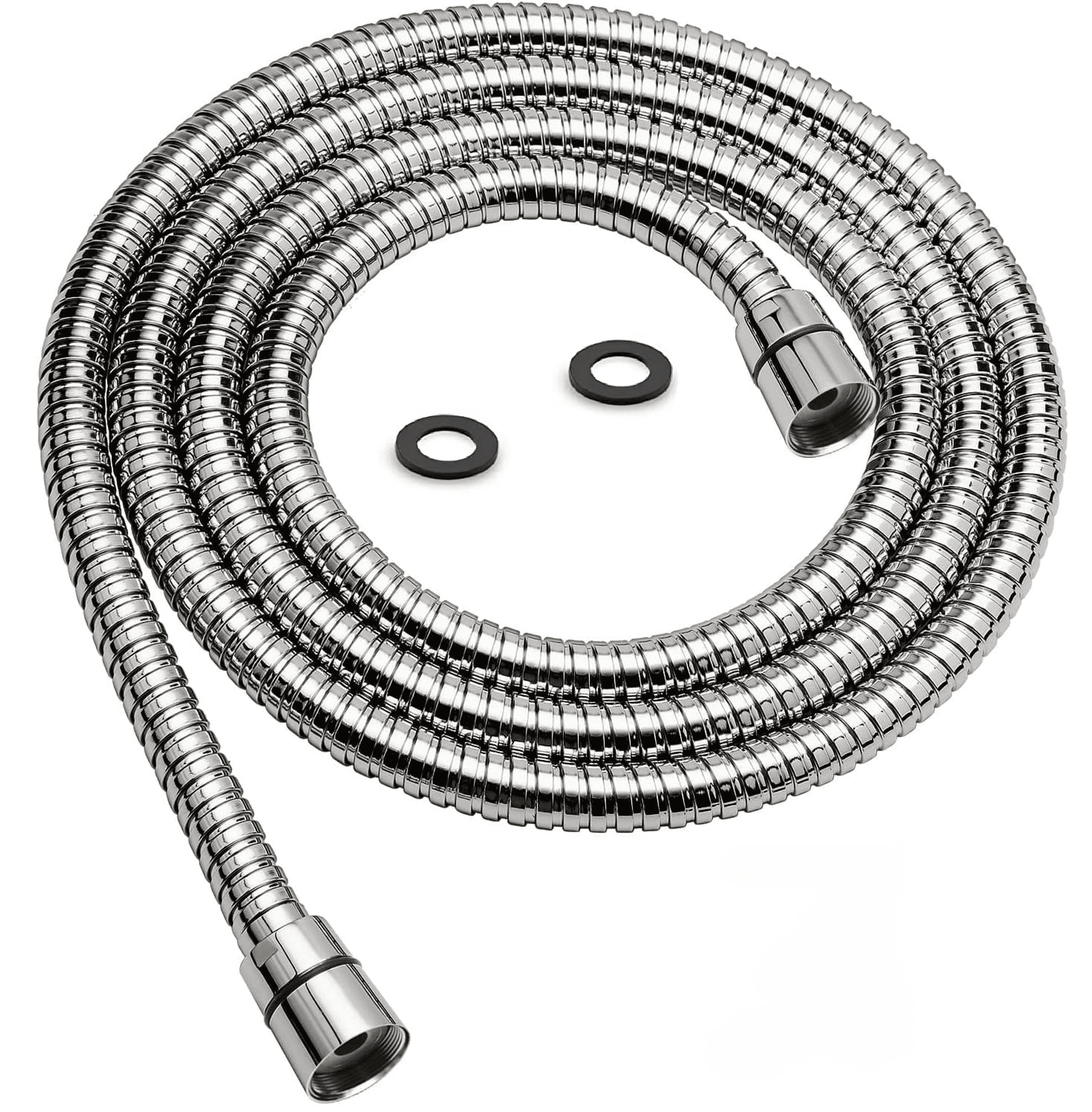 HuiJuMei Shower Hose, 79 inches Extra Long Stainless Steel Handheld ...