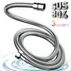 Waterpik 8-ft. Universal Metal Shower Hose, Flexible Extension for Hand ...