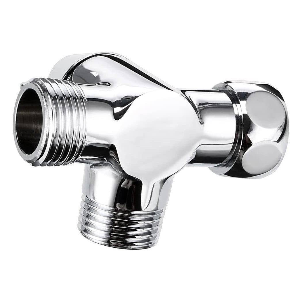 Shower Hose Splitter Brass 3 Way Diverter 1/2" Hand Shower T Adapter ...