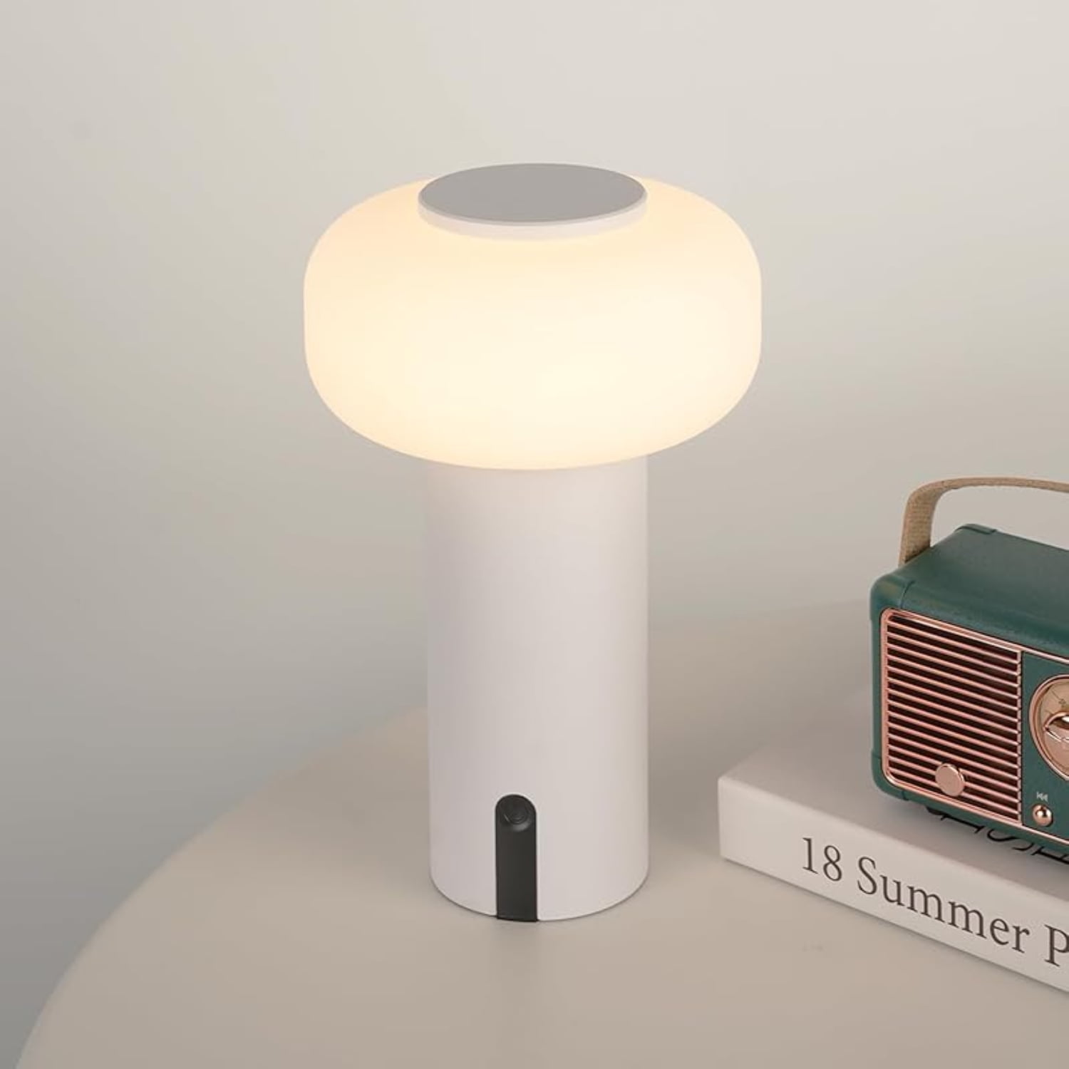 Shower Lamp Waterproof, Outdoor Cordless Table Lamp Rechargeable ...