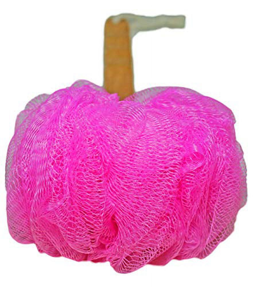 Shower Loofah Body & Back Scrubber - Exfoliating Loofah Bath Brush On a ...