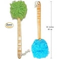 Shower Loofah Body & Back Scrubber - Exfoliating luffa loofa Bath Brush ...