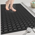 Shower Mat, No Suction Cup Shower Mat Non Slip, Quick Drain Non Slip ...