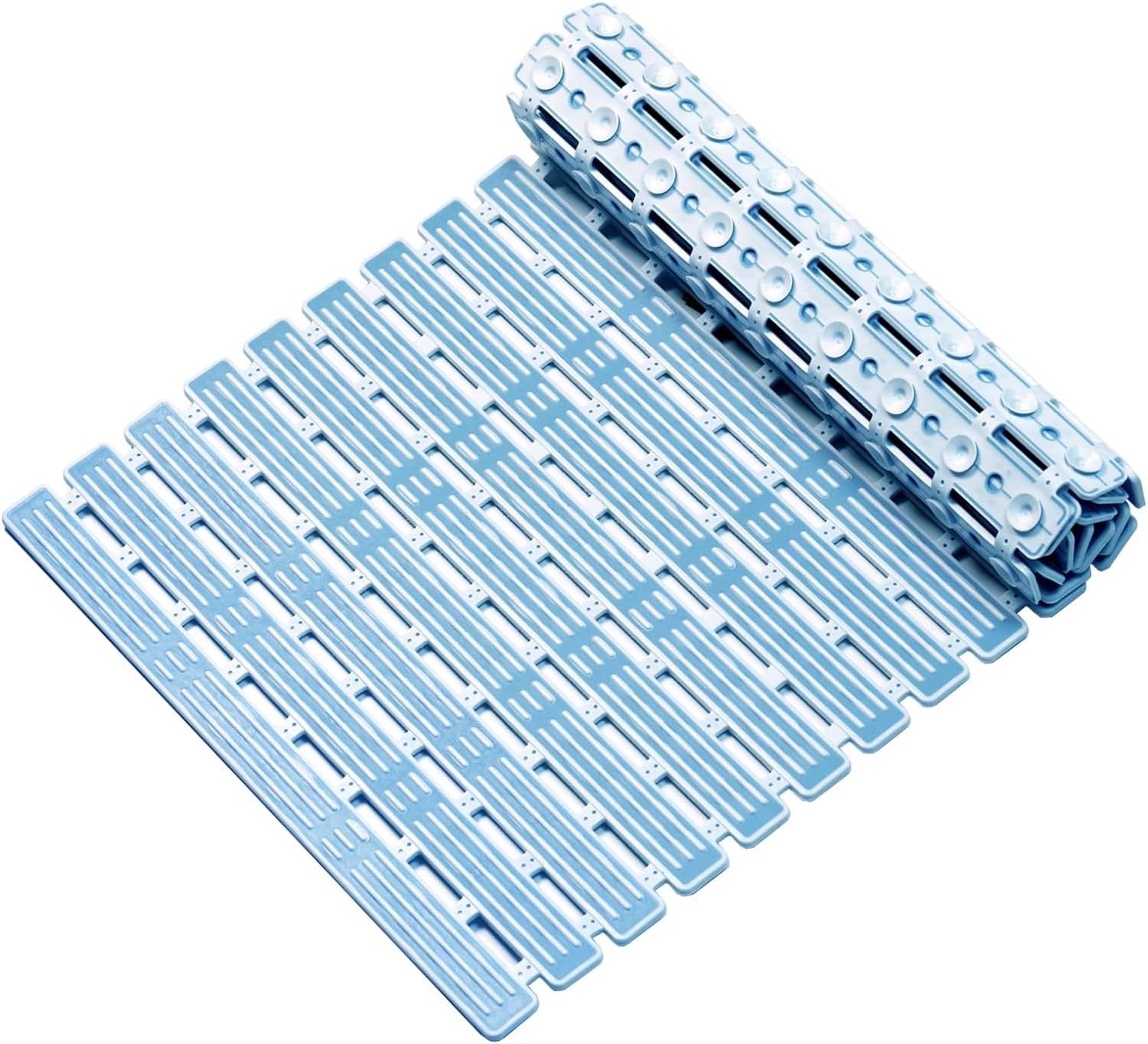 Shower Mat Non-Slip Bathtub Mat, 35.4x15.7 Inch Quick-Discharge Bath ...