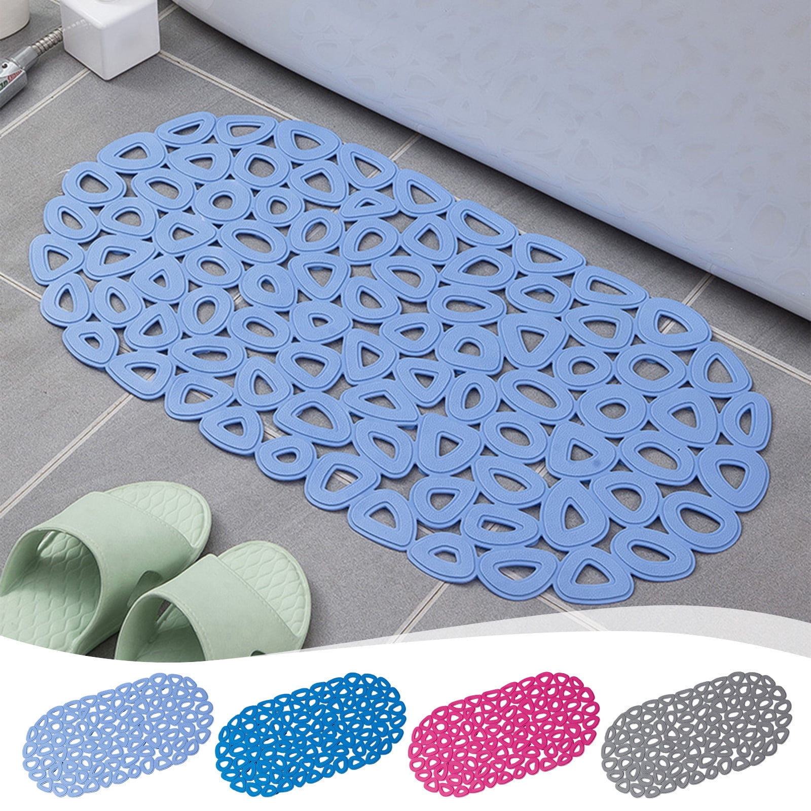 Shower Mat under $5! Bzdzmqm Shower Mat Non Slip Bathtub, Suction Cups ...