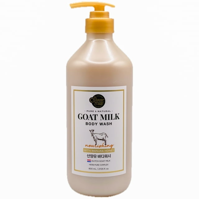 Shower Mate Goat Milk Body Wash Nourishing, 800 mL / 27.05 fl. oz ...