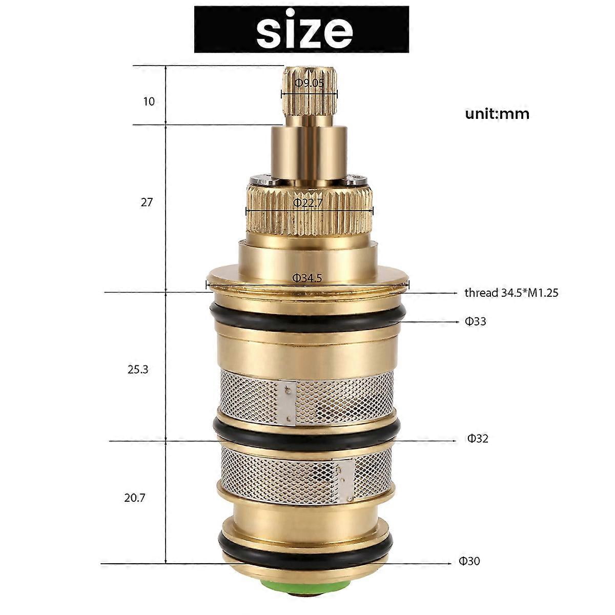 Shower Mixer Valve Bar Repair Kit Intelligent Thermostatic Valve Core ...