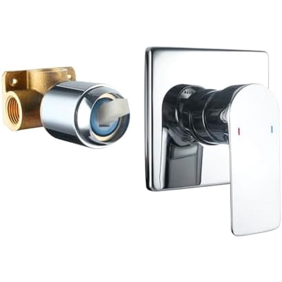 Shower Mixer Valve Bathroom Shower Handle Valves Wall Mount Mixing ...