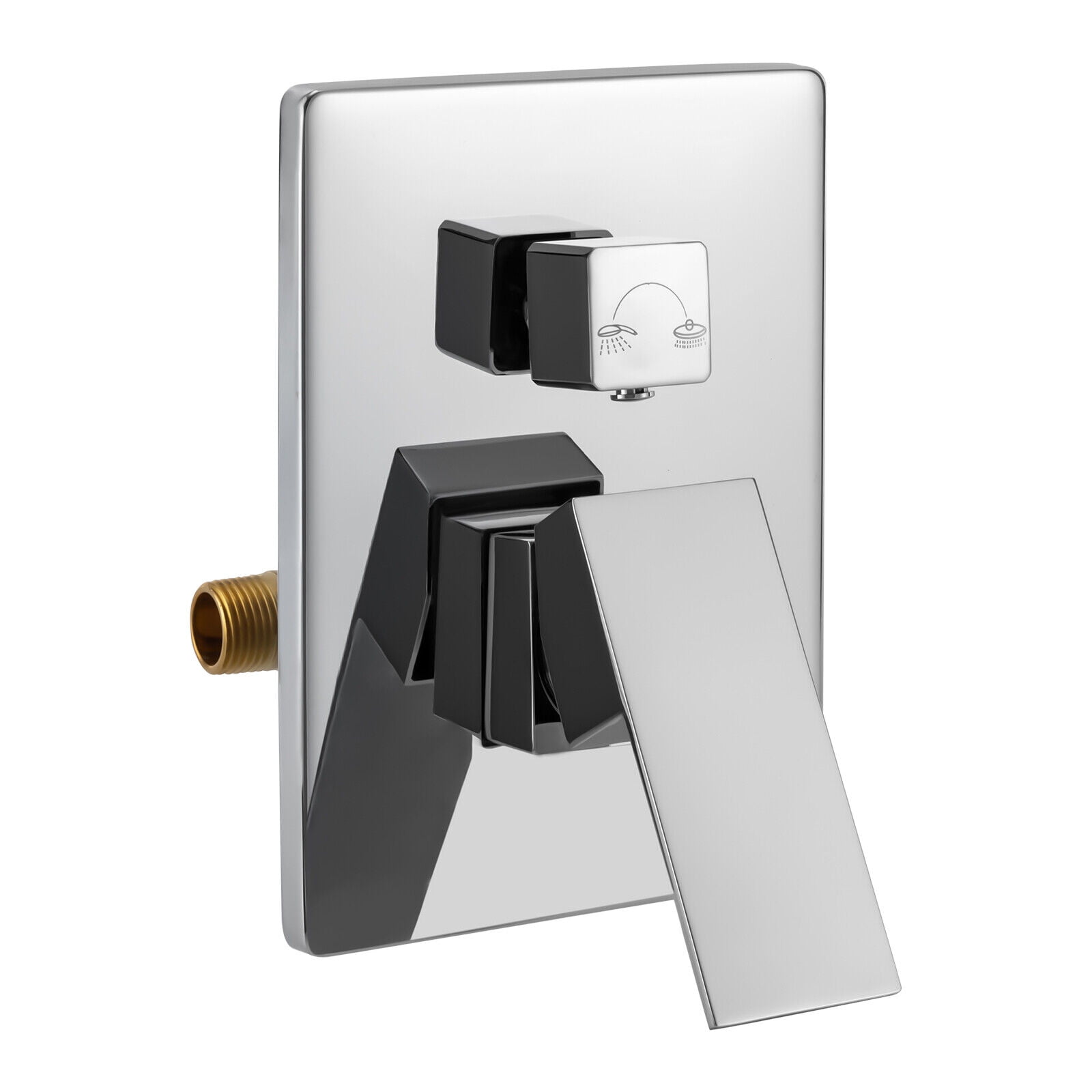 Shower Mixing Valve Solid Brass Shower Valve Pressure Balancing Mixer ...