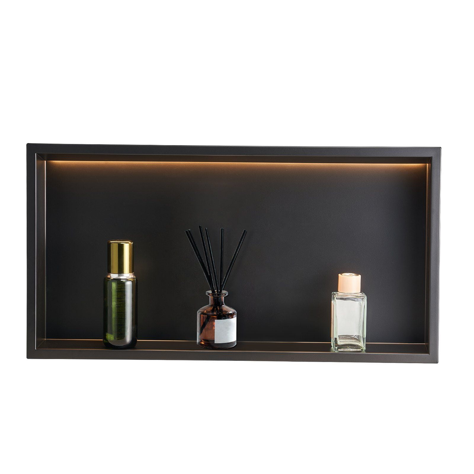 Shower Niche 13x25x4" Recessed Shelf with LED Light - Stainless Steel ...