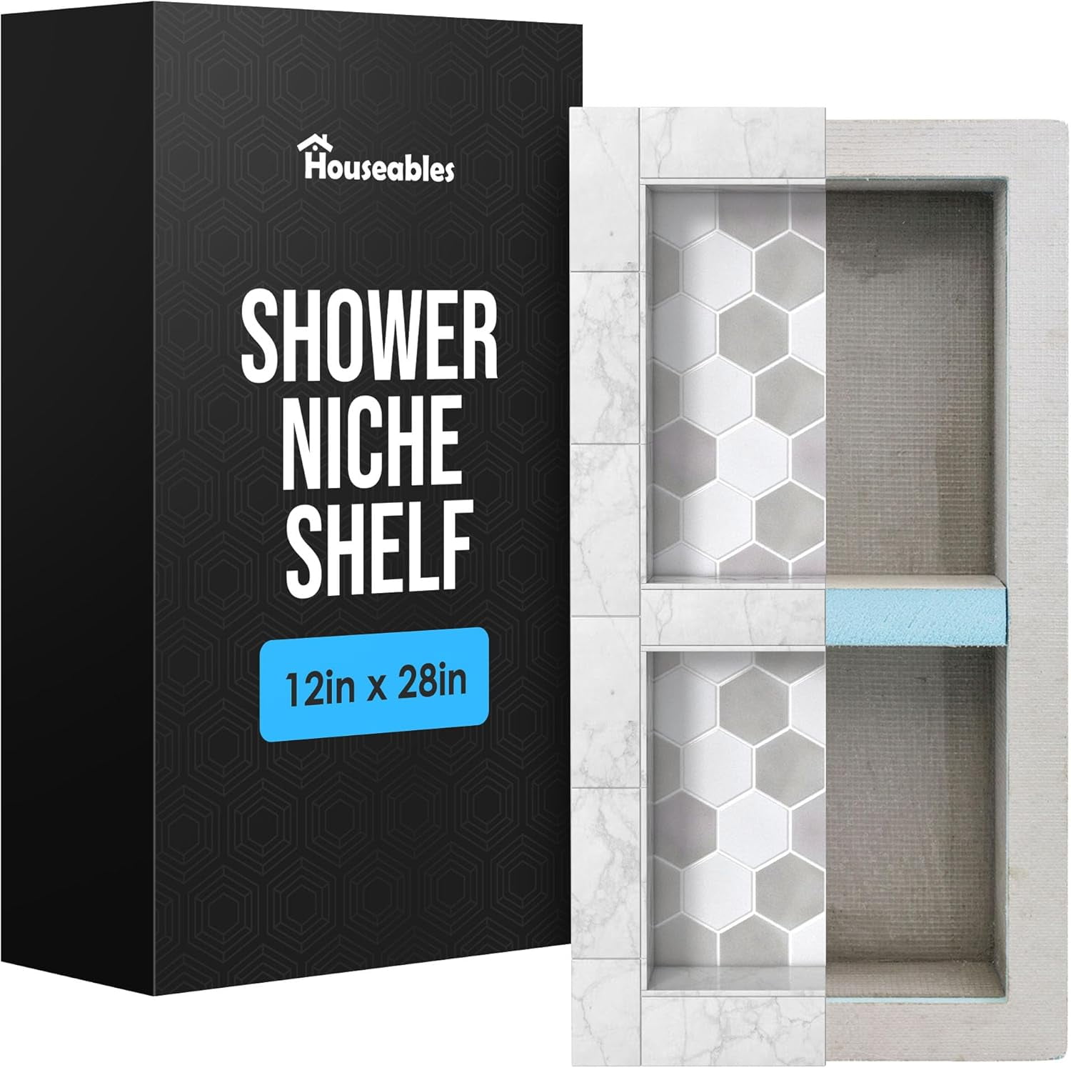 Shower Niche, Shower Niche Insert Tile Ready, Recessed Bathroom Storage ...