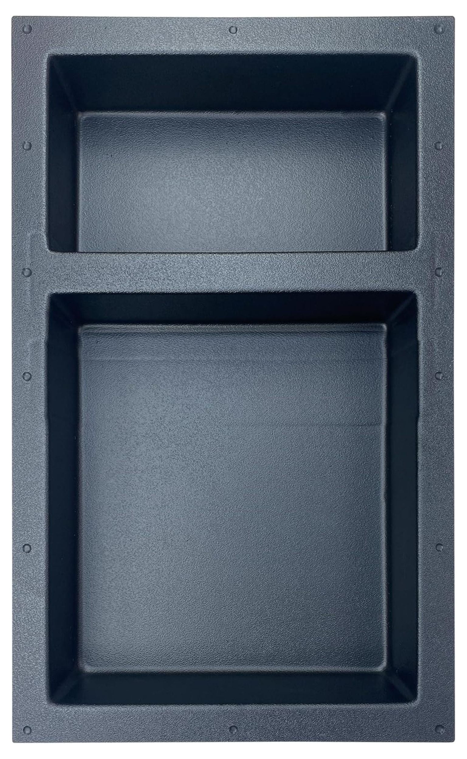 Shower Niche Tile Template - Black, Matte Finish, Single/Double Shelved ...