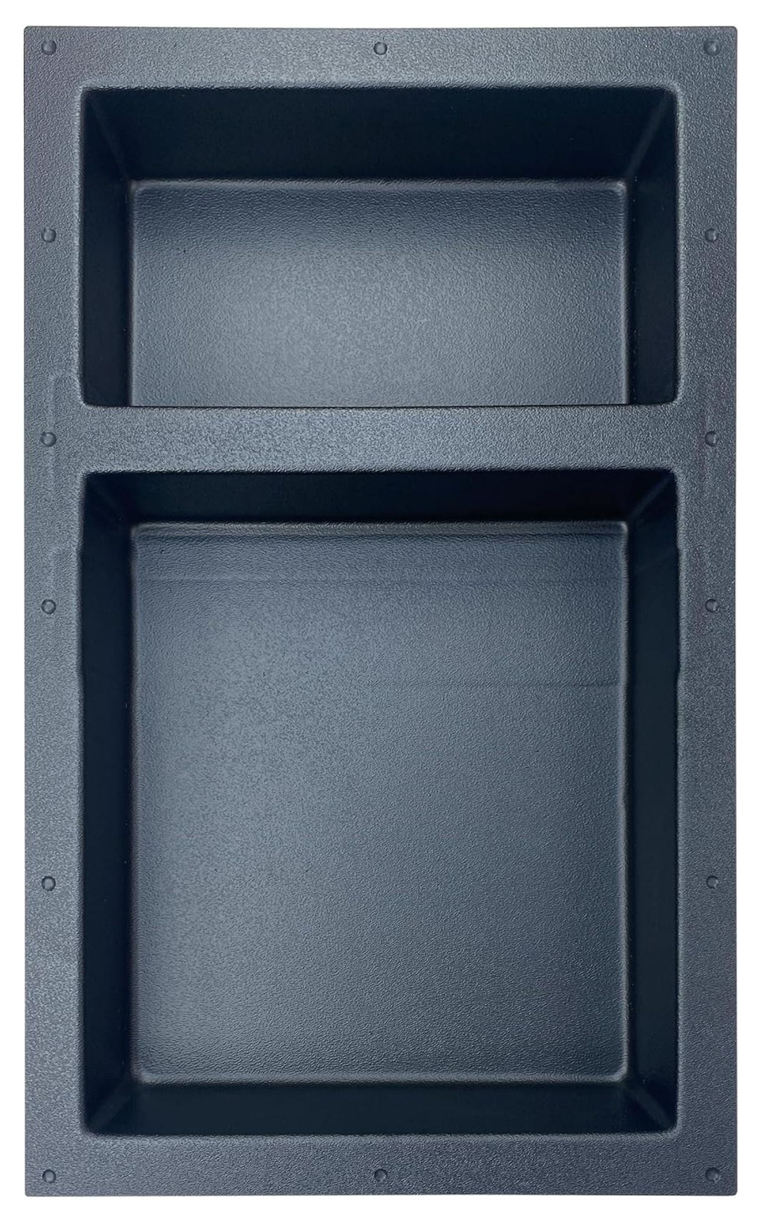 Shower Niche Tile Template - Black Shower Niches Ready for Tile - Matte ...