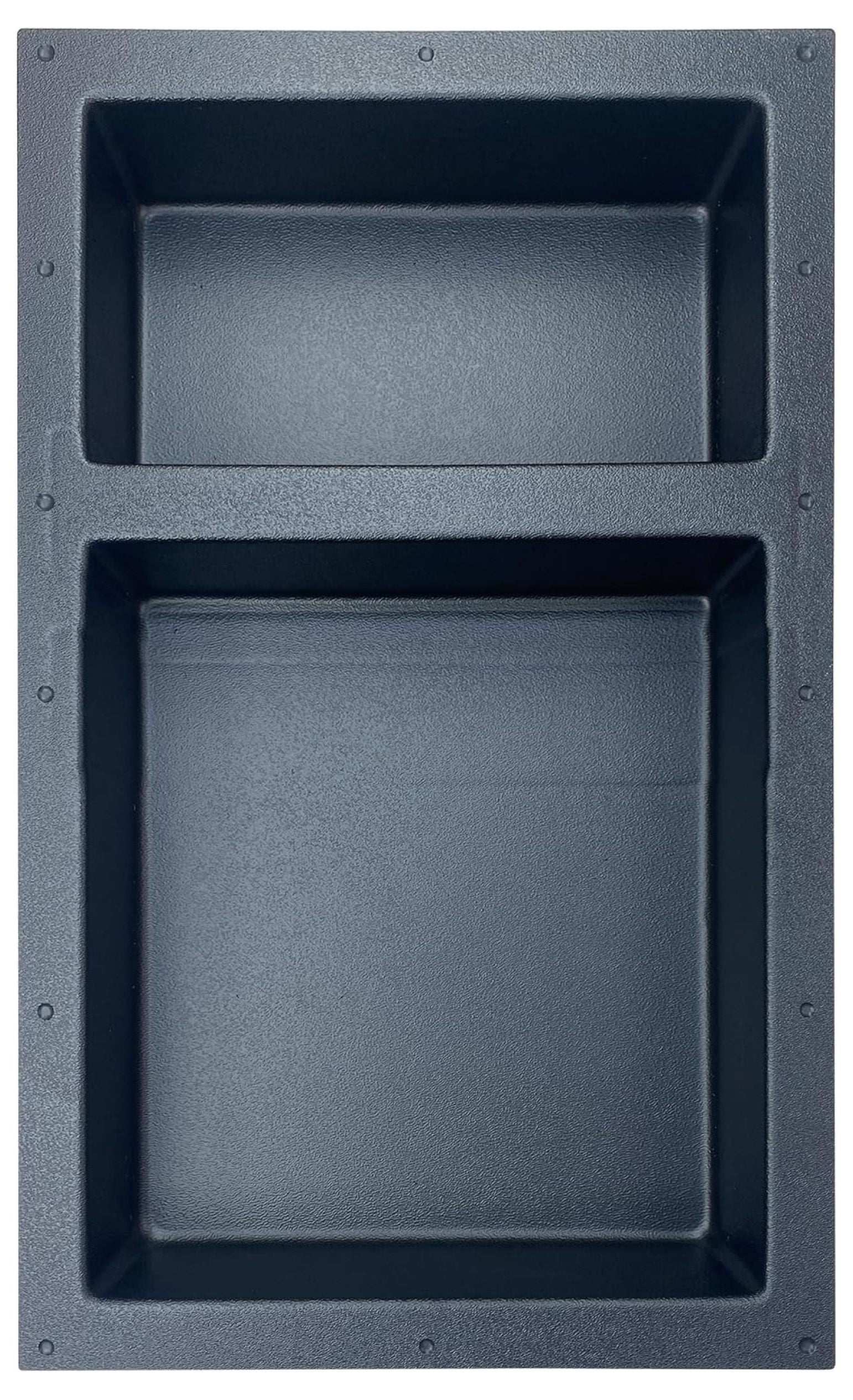 Shower Niche Tile Template - Black Shower Niches Ready for Tile - Matte ...