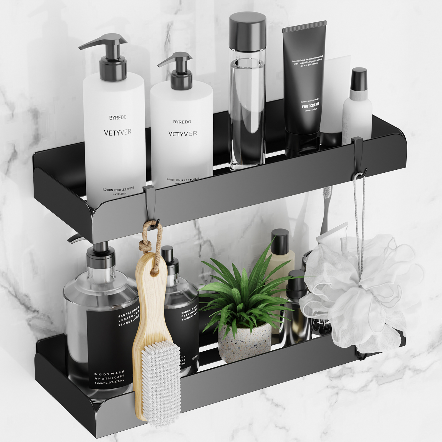 Bathroom Bathtub Shower Caddy Holder Corner Rack Shelf Organizer ...