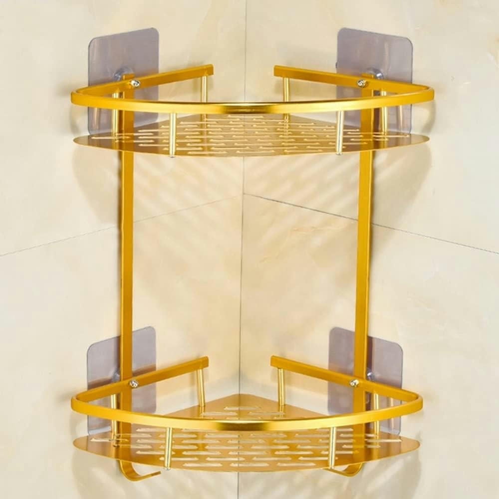 Shower Organizer Corner Shower Caddy Bathroom Shelves, Black Bathroom ...