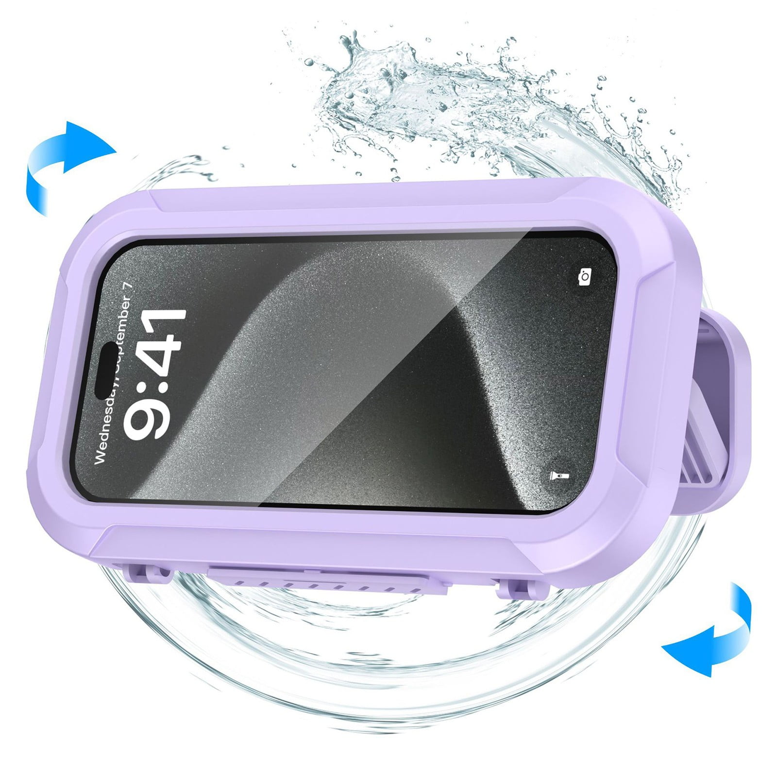 Shower Phone Holder Waterproof 360° Rotation Retractable Adjustable ...