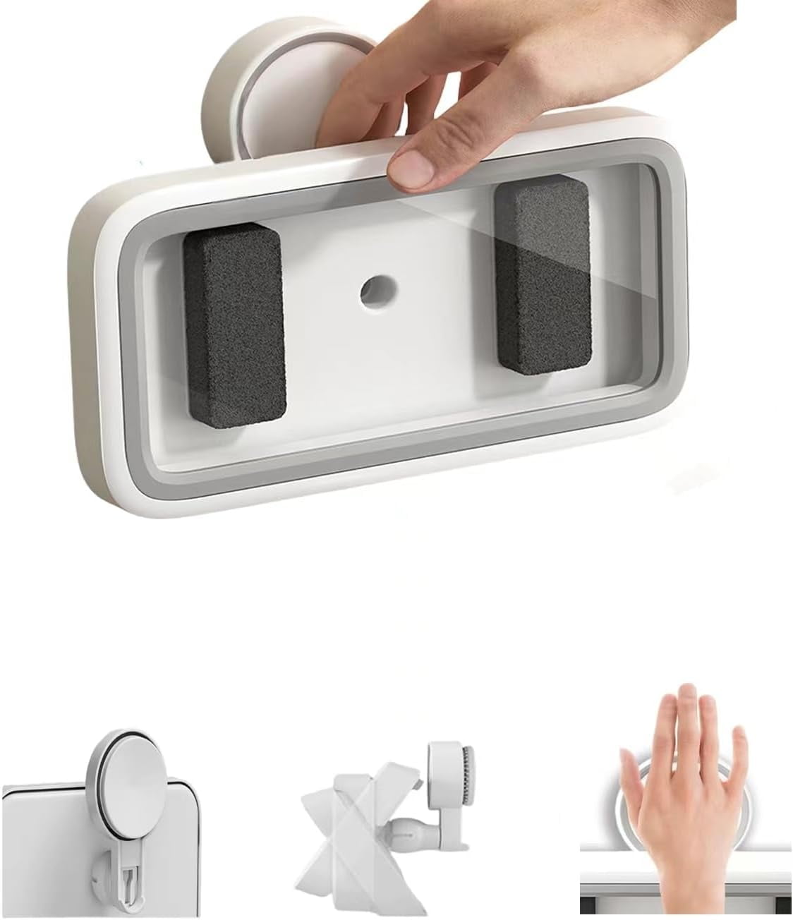 Shower Phone Holder Waterproof-480 Rotation, High Sensitivity Suction ...