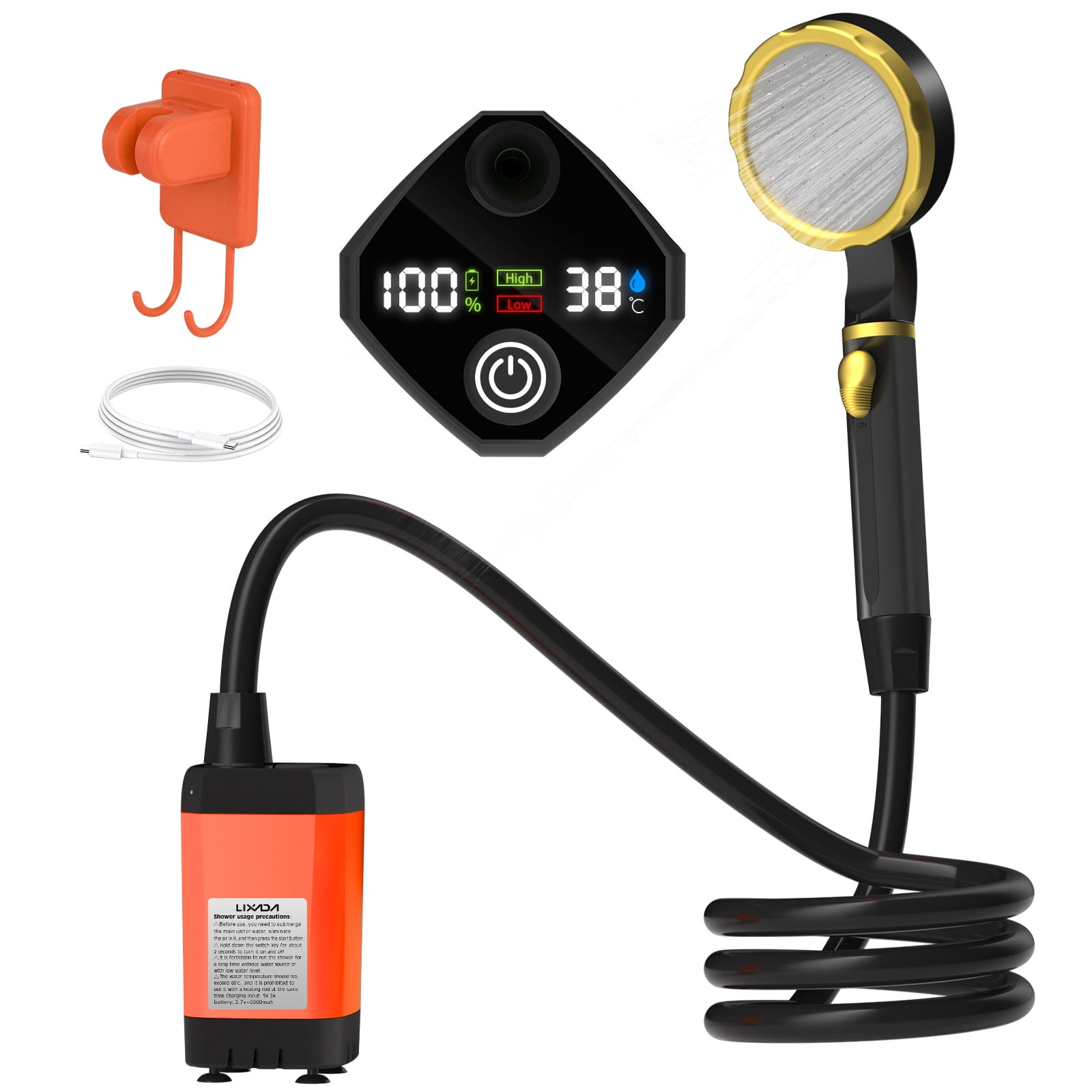 Shower,Kit Camp Portable Display Adjustable Pump Rv Camp Screen Rv Kit Pump Camp Rv Kit Rv Kit ...