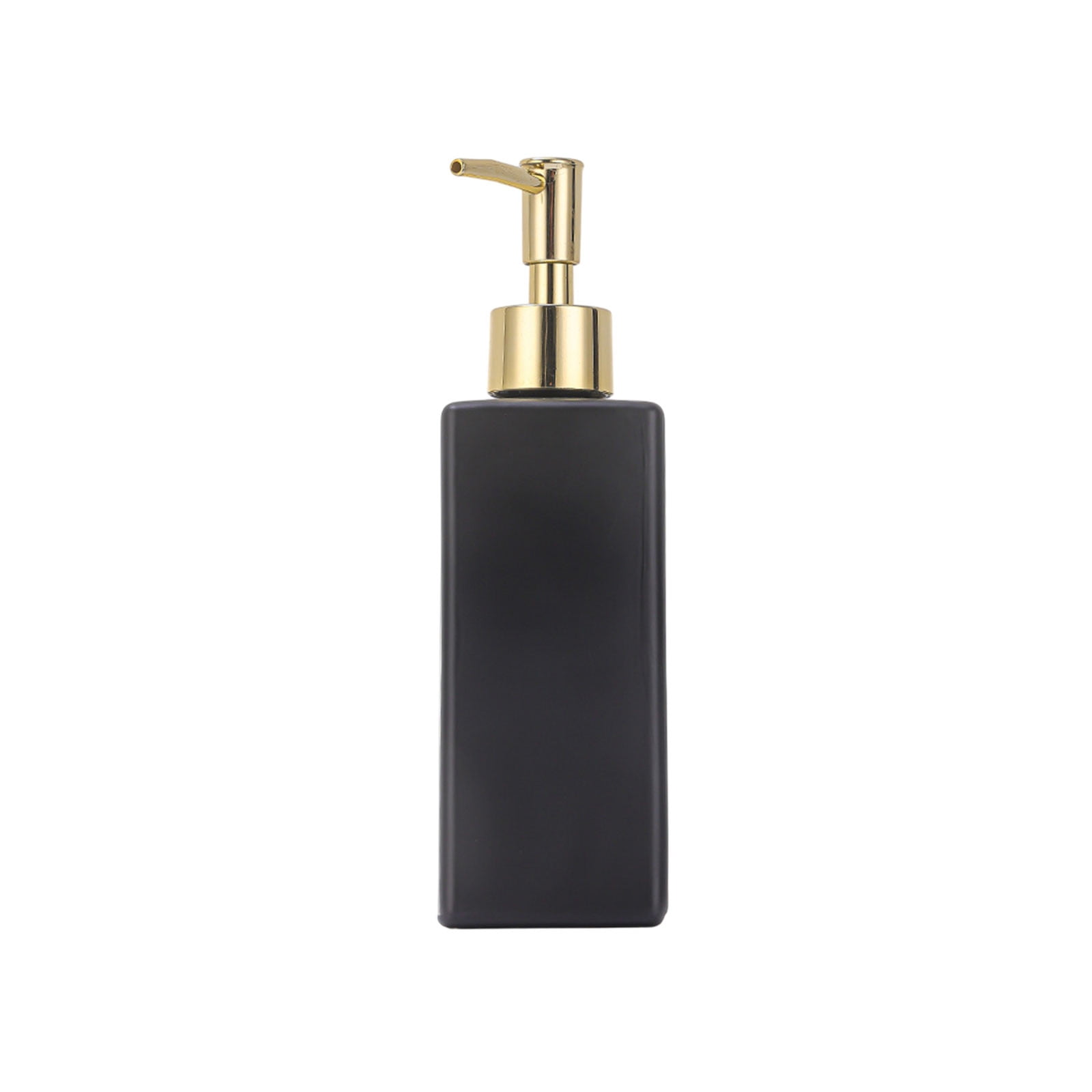 Shower Press Bottles, 11.84oz 350ML Refillable Pump Square Bottle ...