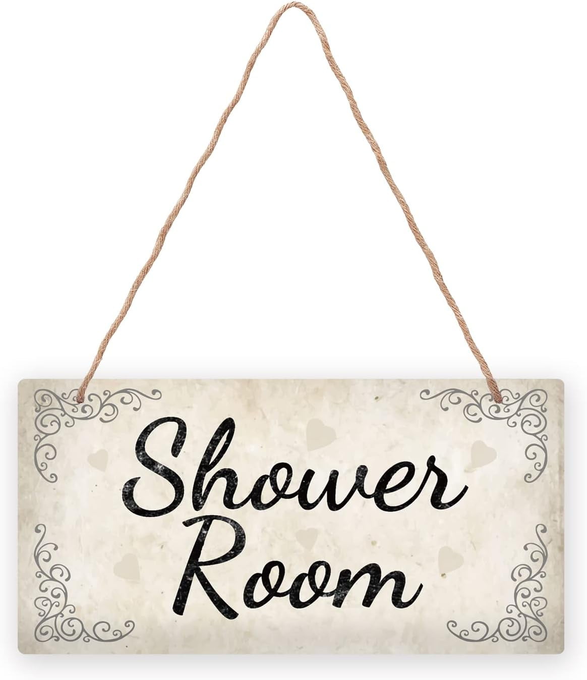 Shower Room Plastic Hanging Wall Decorations Colorful Home Door Sign ...