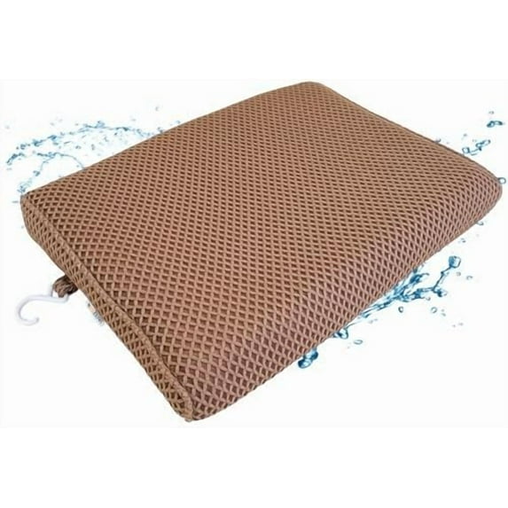 Shower Seat Cushion with Non-Slip Silicone Bottom,Soft 4D Mesh Fabric ...