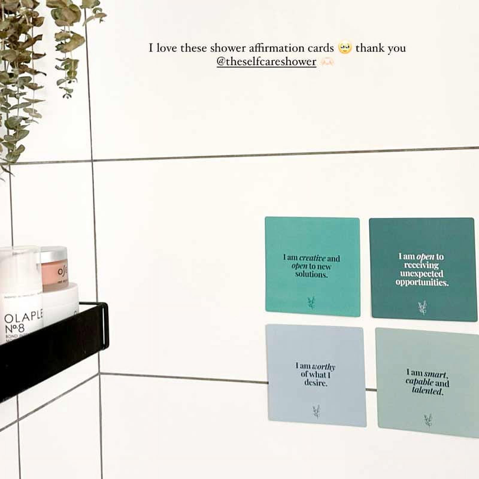 Bathroom Love: Waterproof Shower Self-Care Affirmation Cards - Walmart.com