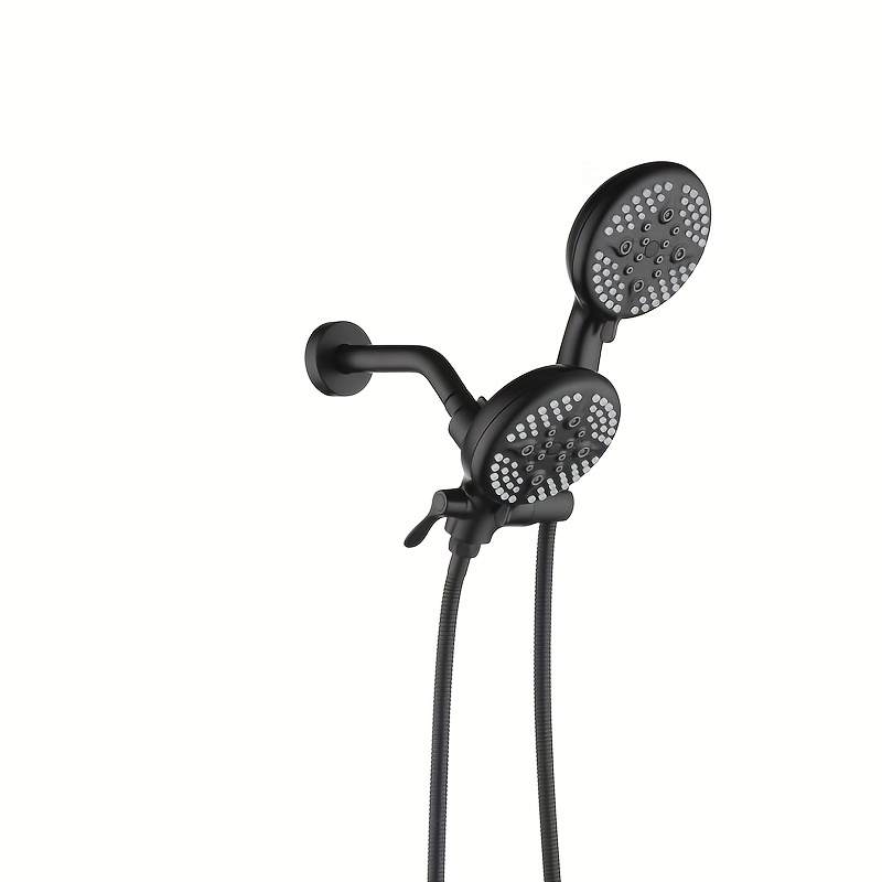 Shower Set With Diverter And Hose, Complete Dual Shower Head And Hand ...