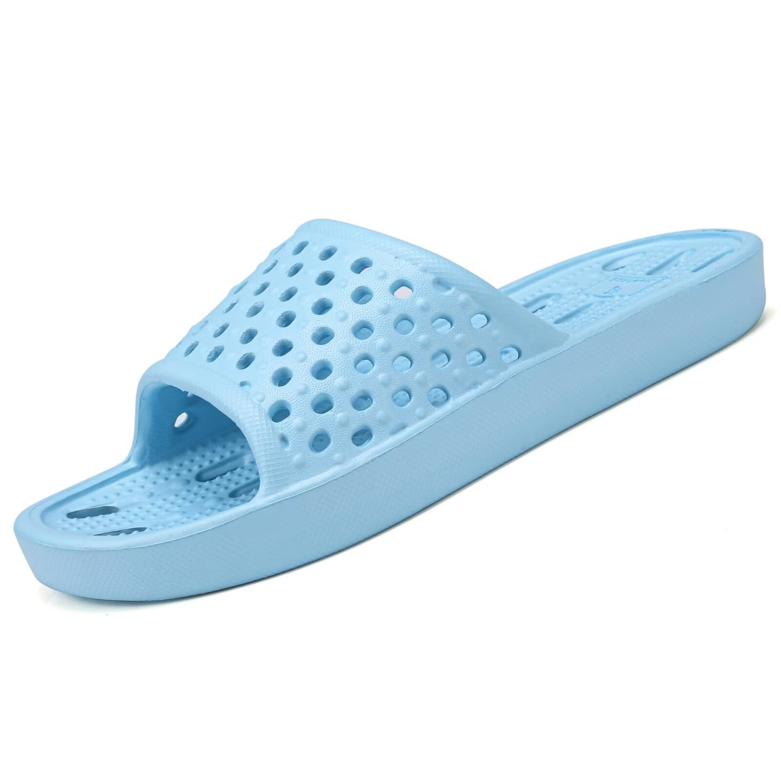Shower Shoes Slide for Men and Women Holes Bath Slipper Bathroom Sandal ...