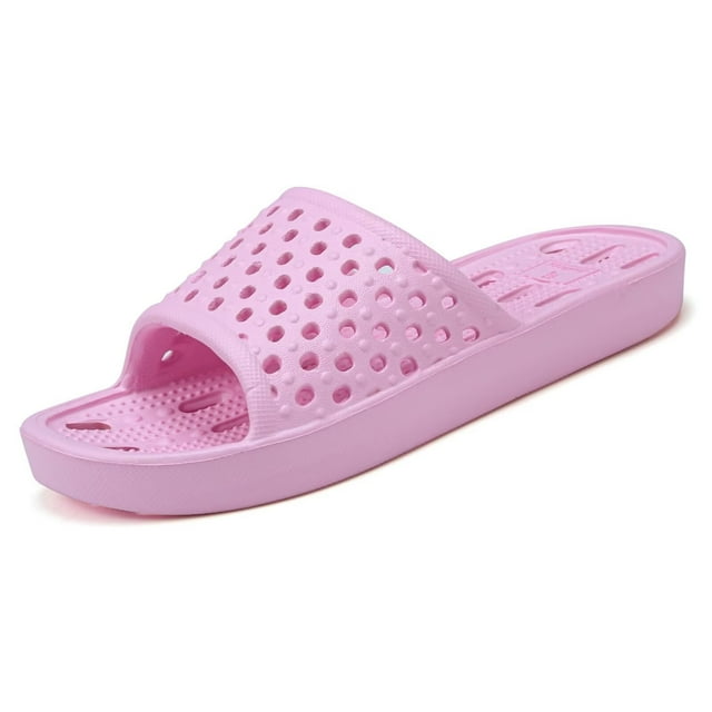 Shower Shoes Slide for Men and Women Holes Bath Slipper Bathroom Sandal ...