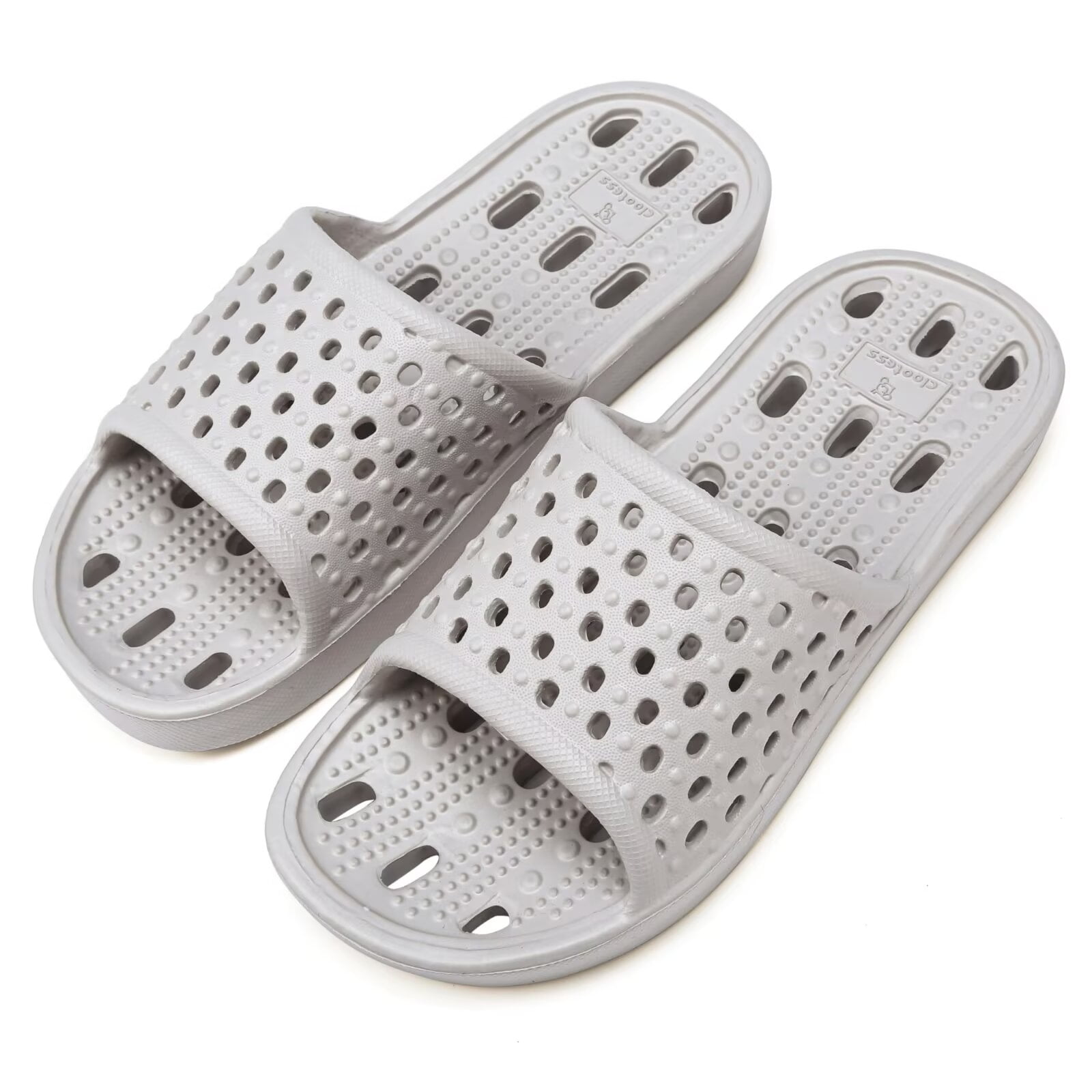 Shower Shoes Slide for Men and Women Holes Bath Slipper Bathroom Sandal ...