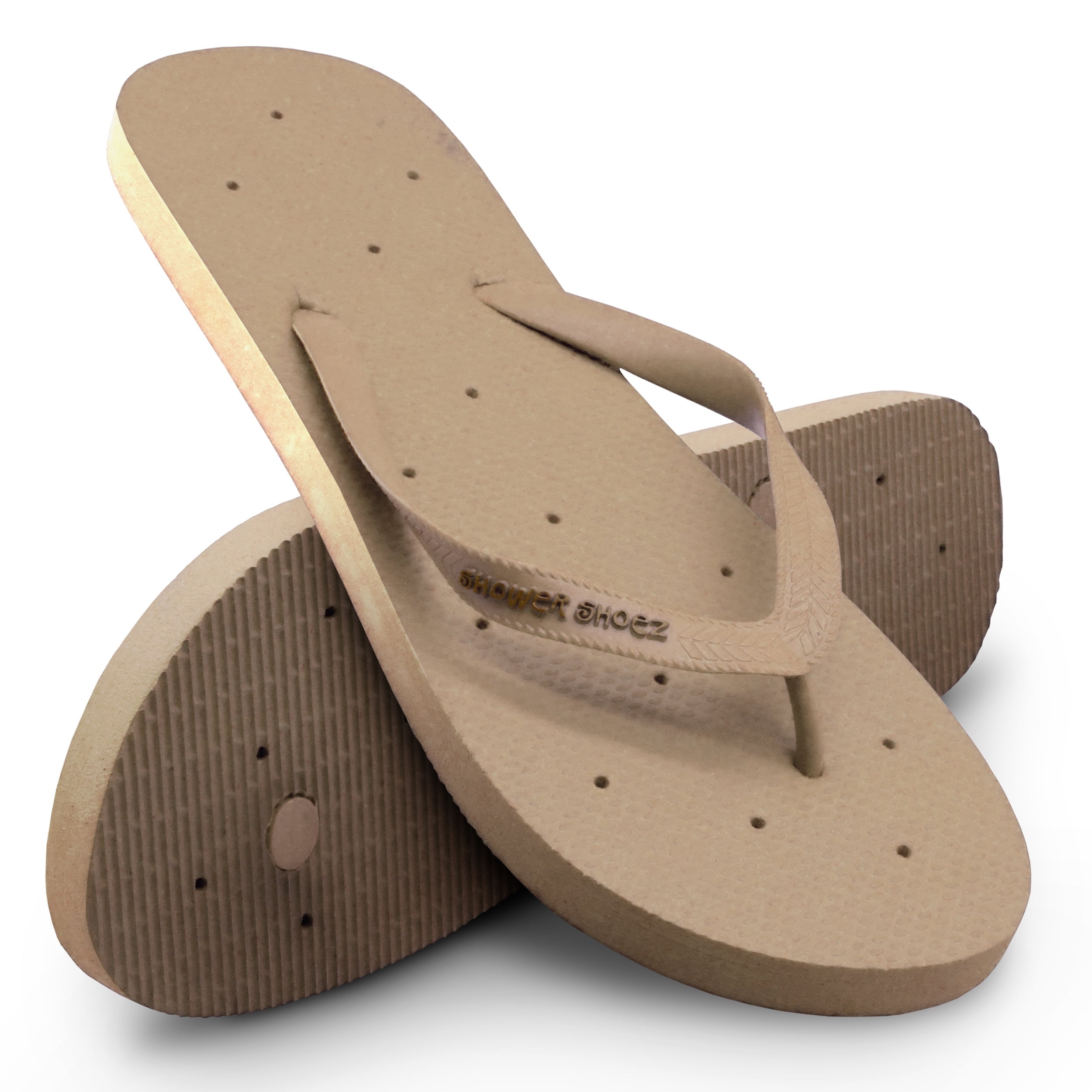 Shower Shoez Womens Non-Slip Flip Flops, Quick-Drying, Gyms, Dorms ...