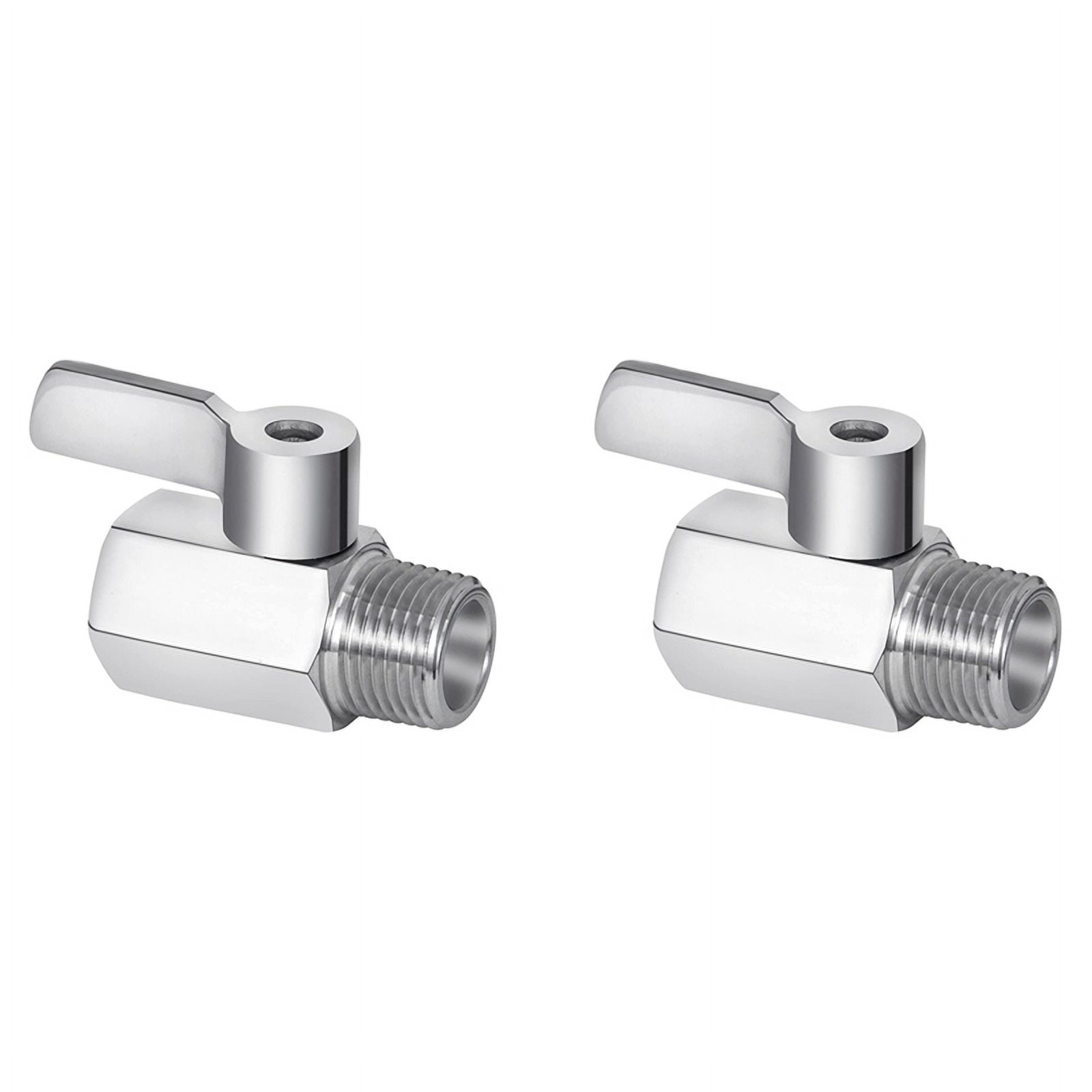 Shower Shut Valve, 304 Stainless Steel Mini Ball Valve NPT Thread(1 ...