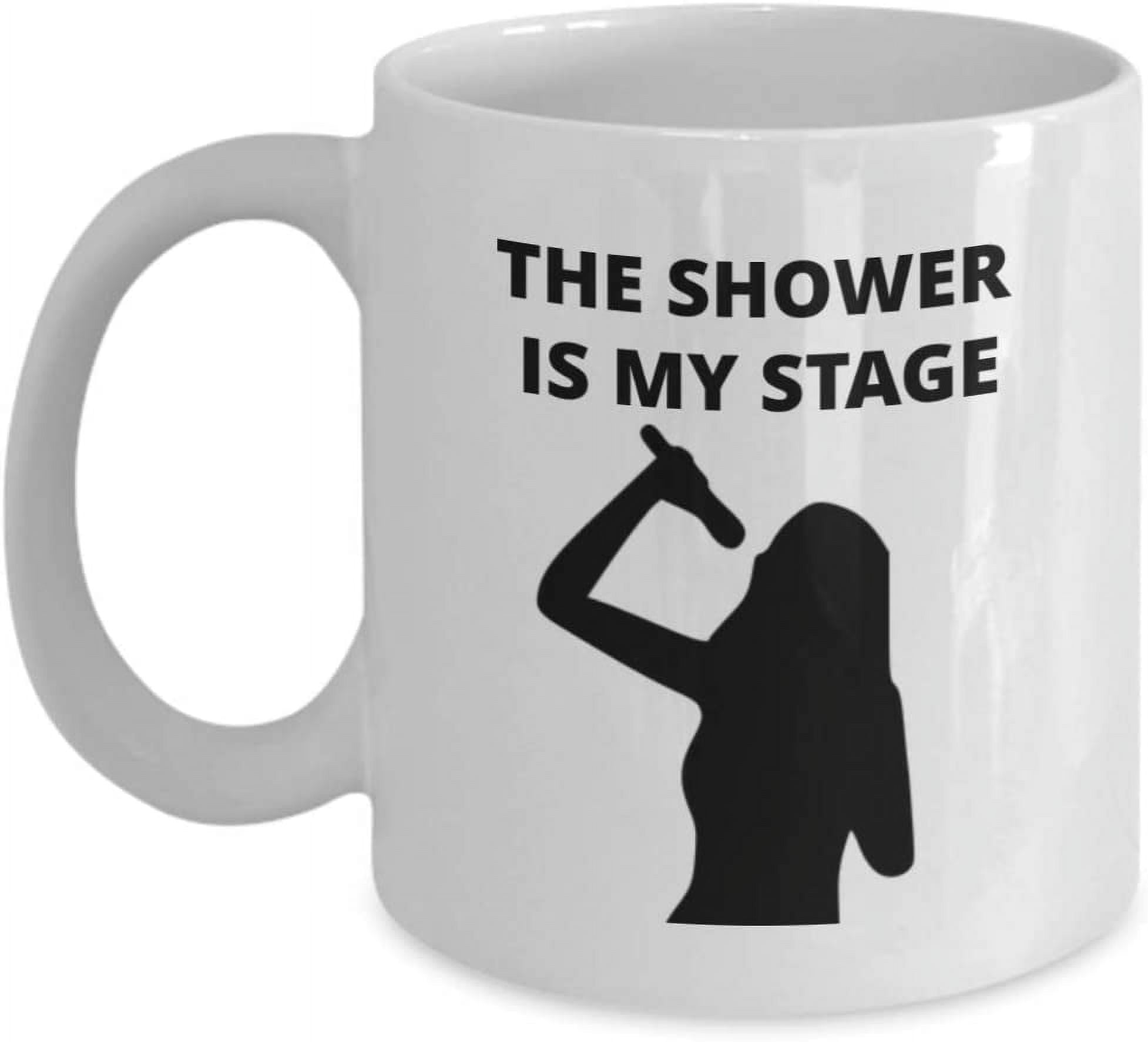 Shower Singing Mug Coffee Cup Singers, Karaoke, Star, Microphone ...
