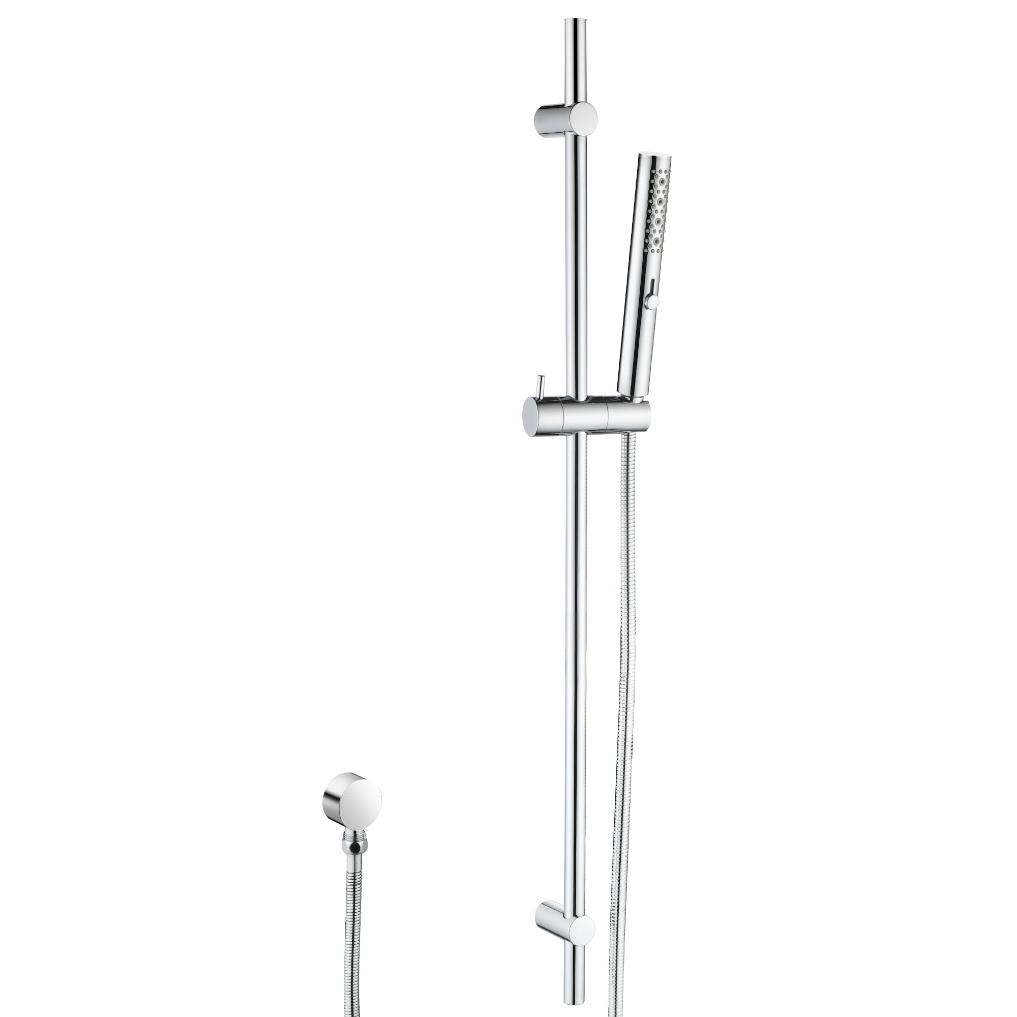 Shower Slide Bar System, 35.4 Inch Shower Bar Slide Set, 3-Function ...