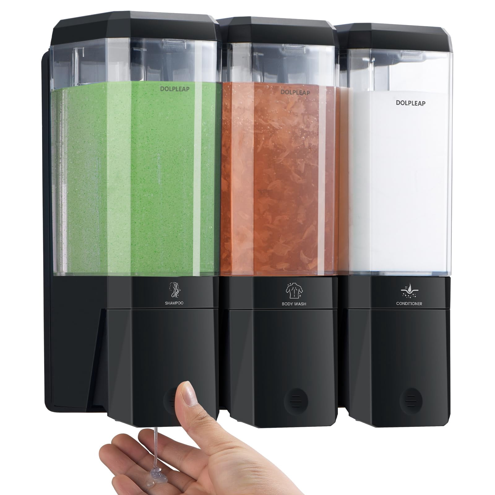 Shower Soap Dispenser No Drill Upgrade Slot Install Shampoo and ...