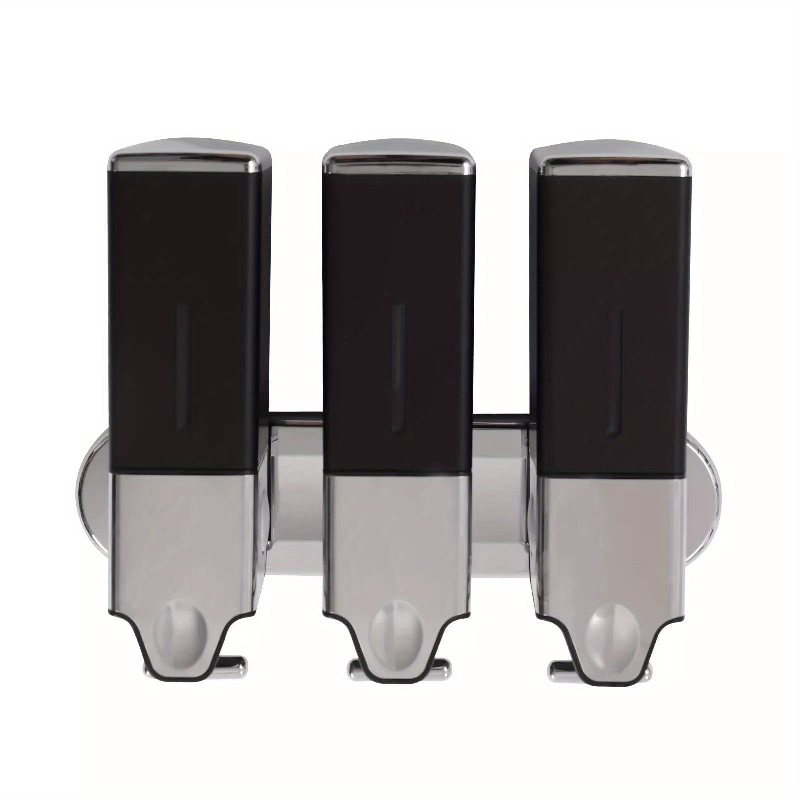 Shower Soap Shampoo Conditioner Dispenser Organizer with 3 Bottle Wall ...